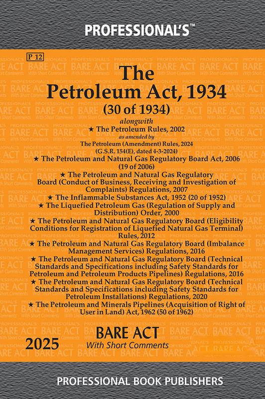 Bookscape | Buy Petroleum Act 1934 alongwith Petroleum Rules 2002