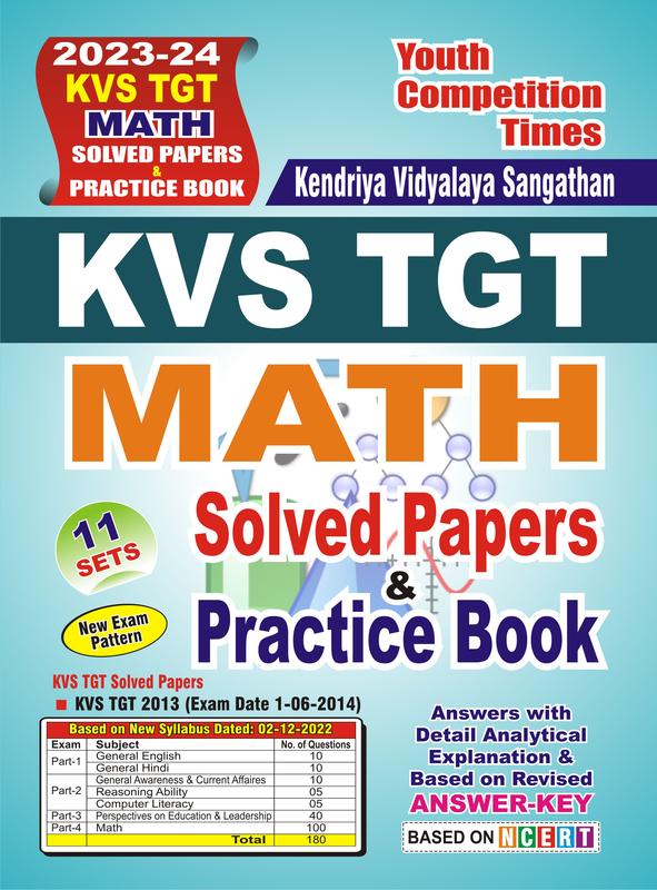 Buy 2023-24 KVS TGT Math Solved Papers & Practice Book Book Online at ...