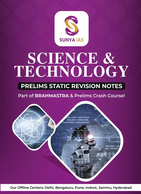 Buy Sunya IAS Science and Technology Prelims Static Revision Notes Book ...