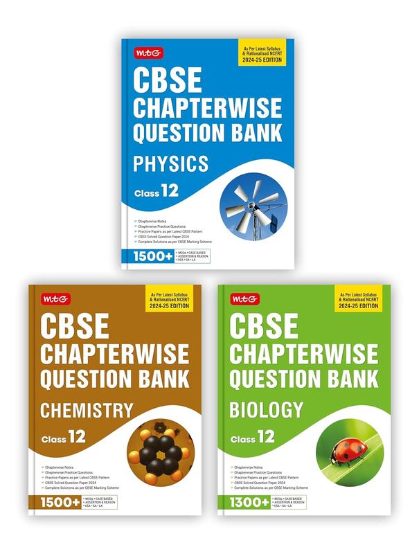 Buy MTG CBSE Class 12 Chapterwise Question Bank Physics Chemistry ...