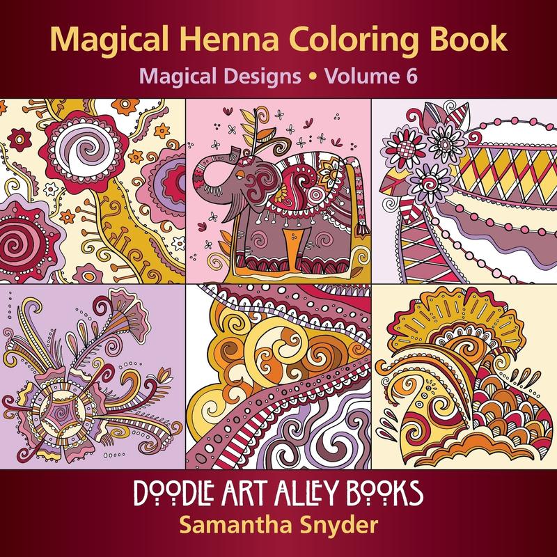Bookscape | Buy Magical Henna Coloring Book: Magical Designs: 6 (Doodle ...