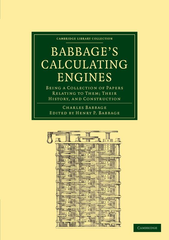 Bookscape | Buy Babbage's Calculating Engines