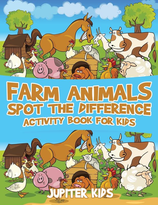 Bookscape | Buy Farm Animals Spot the Difference Activity Book for Kids
