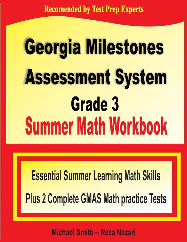 Buy Georgia Milestones Assessment System Grade 3 Summer Math Workbook ...