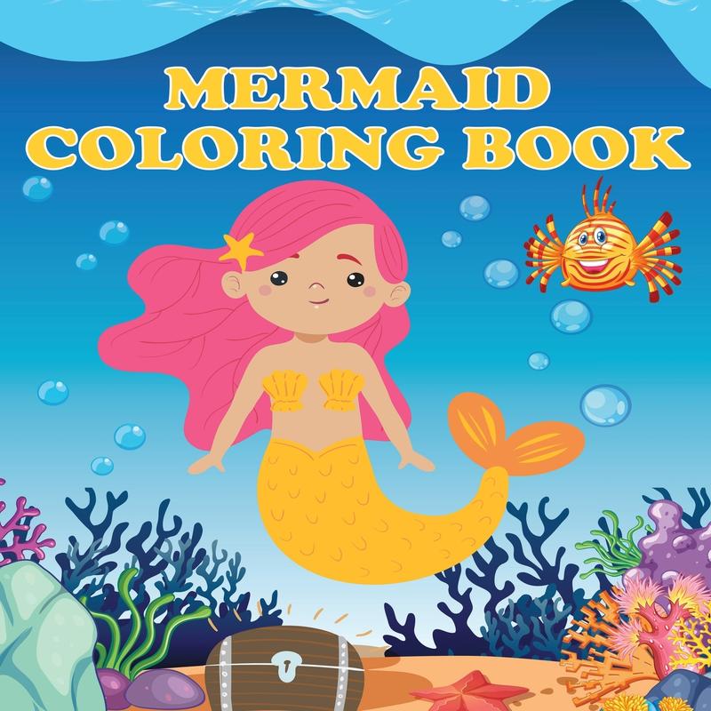 Bookscape | Buy Mermaid Coloring Book: Mermaids & Fish Ages 4-8 Fun ...