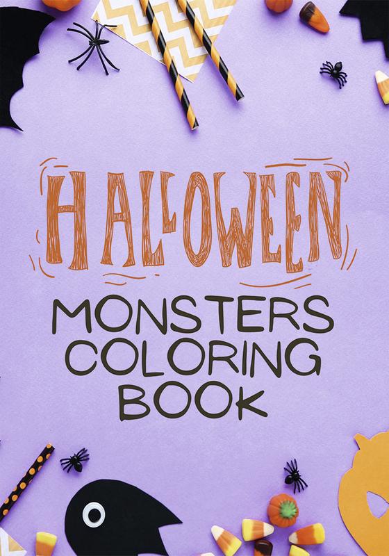 Bookscape | Buy Halloween Monsters Coloring Book : Cute Halloween ...
