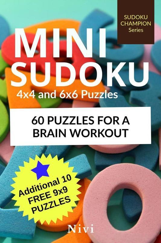 Buy Mini Sudoku (4X4 And 6X6) : 60 Fun And Challenging 4X4 And 6X6 ...