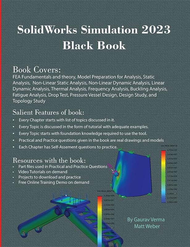 Bookscape | Buy SolidWorks Simulation 2023 Black Book