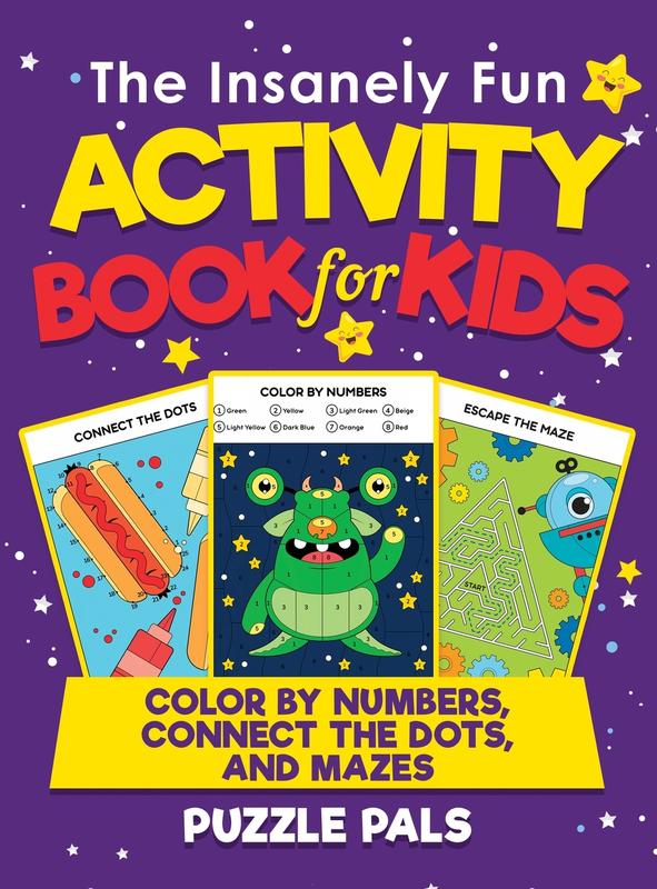 Bookscape | Buy The Insanely Fun Activity Book For Kids: Color By Number Connect The Dots And ...