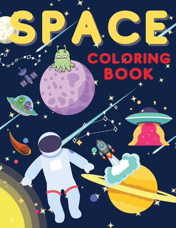 Bookscape | Buy Space Coloring Book: Fantastic Outer Space Coloring ...