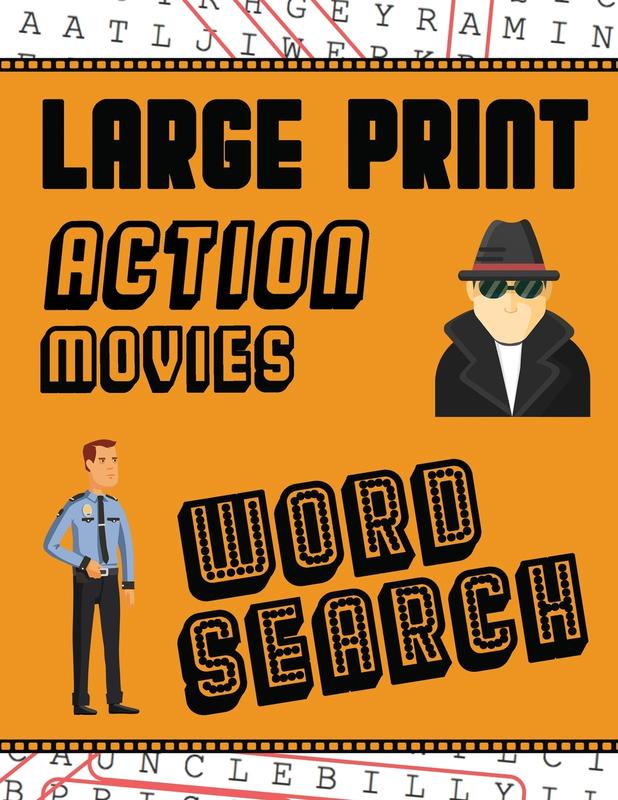 Bookscape | Buy Large Print Action Movies Word Search: With Movie ...