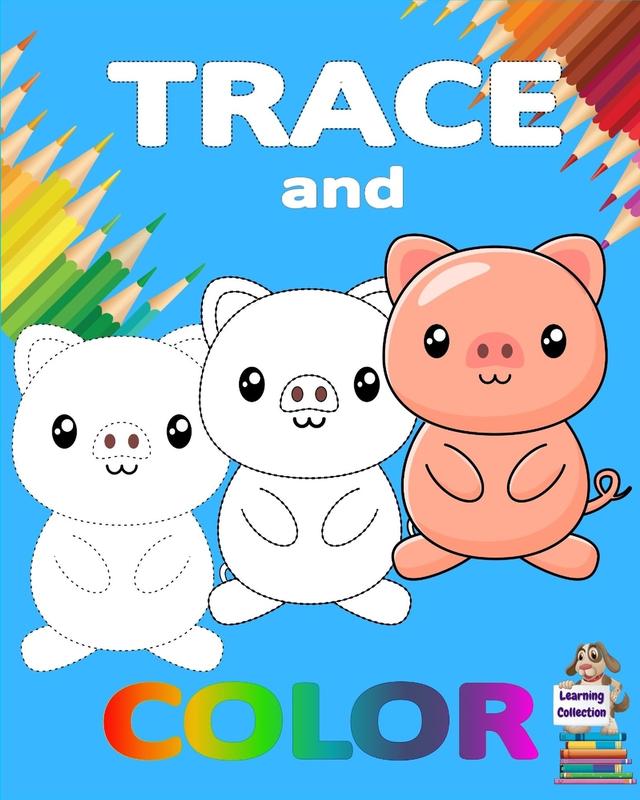 Bookscape | Buy Trace and Color: Learning Collection Ages 3-6 Easy Kids ...