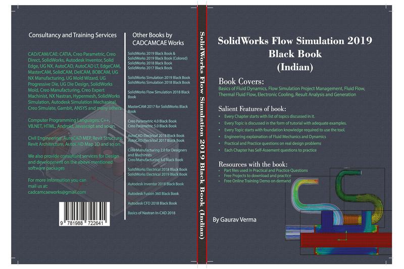 Bookscape | Buy SolidWorks Flow Simulation 2019 Black Book (Indian)