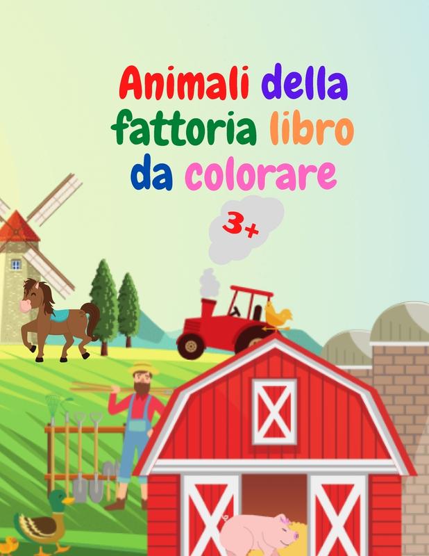 Bookscape | Buy Animali della fattoria libro da colorare: Incredibile ...