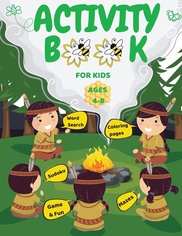 Bookscape | Buy Activity Book For Kids Ages 4-8: Fun Coloring Pages Mazes Sudoku Word search