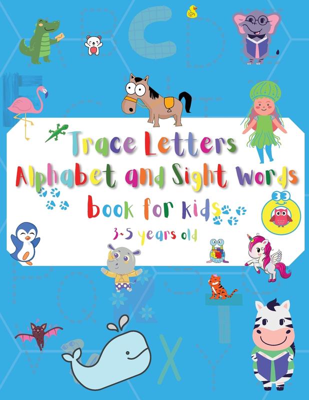 Buy Letter Tracing Alphabet and Sight Words for kids 3-5 years old ...