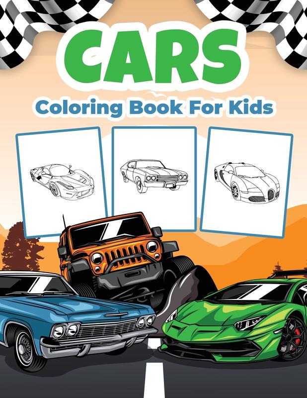 Bookscape | Buy Cars Coloring Book for Kids: Kids Coloring Book Filled ...
