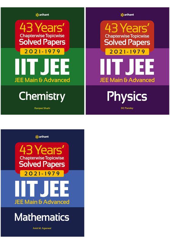 Buy IIT - JEE ( Mains & Advanced) 41-Years Set Of 3-Books (Chem. + Phy ...