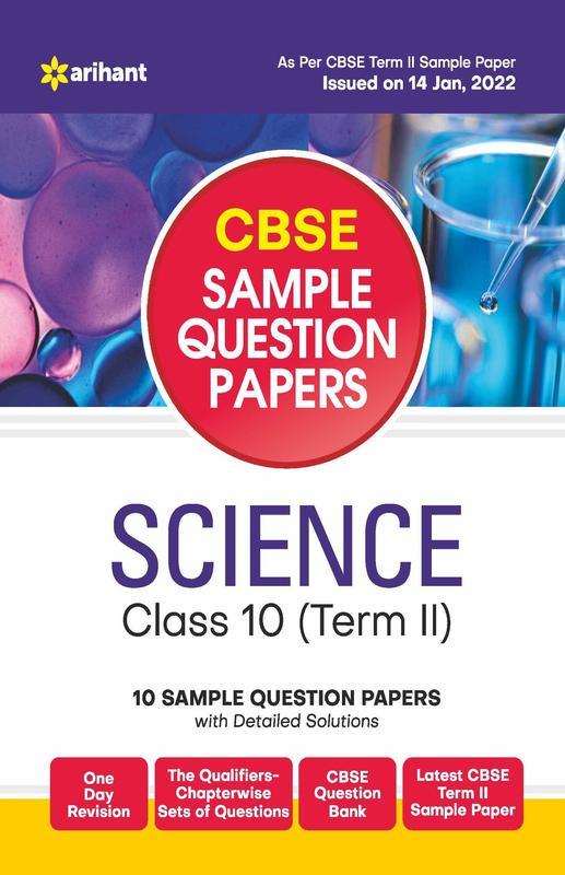 Bookscape | Buy Arihant CBSE Term 2 Science Class 10 Sample Question ...