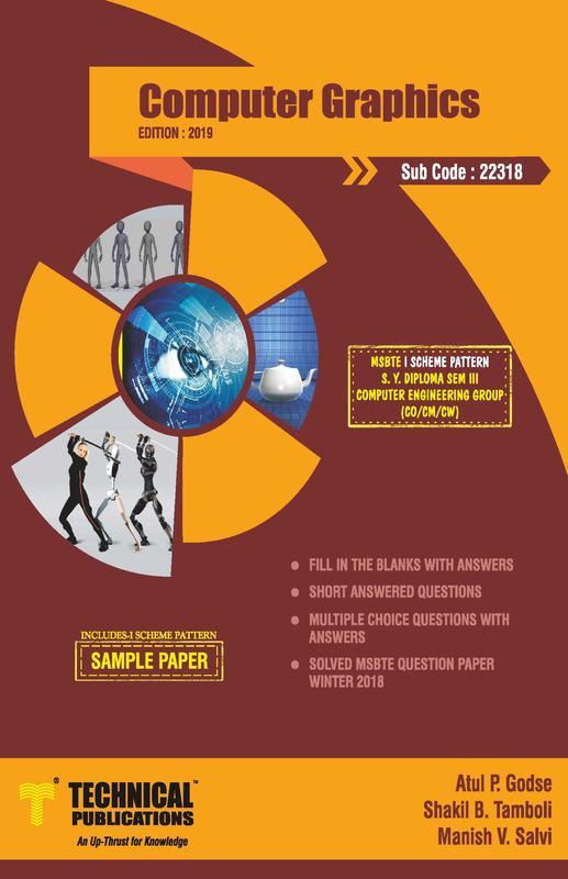 Buy Computer Graphics for MSBTE I Scheme (III - CO/CM/CW - 22318)