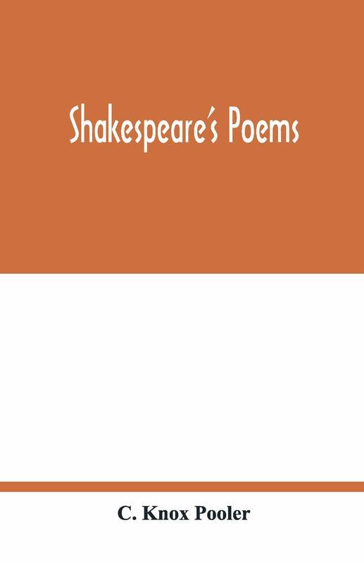 Bookscape | Buy Shakespeare'S Poems; Venus And Adonis Lucrece The ...