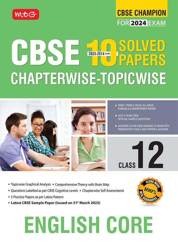 Bookscape | Buy MTG CBSE 10 Years Chapterwise Topicwise Solved Papers ...