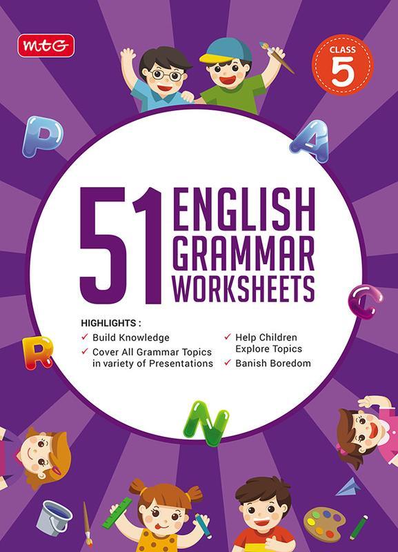 Bookscape | Buy 51 Grammar Worksheets Class 5