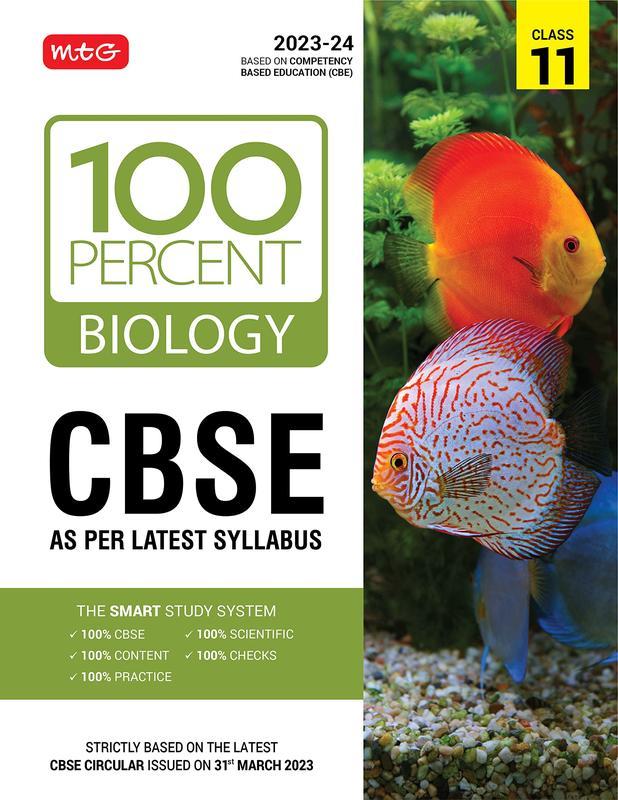 Buy MTG 100 Percent Biology Class-11 Book Online at Best Price | Bookscape