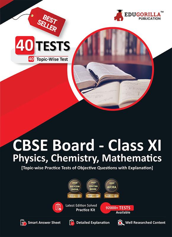Buy EduGorilla CBSE Board Class XI (Science-PCM) Exam 2023 - 40 Solved ...