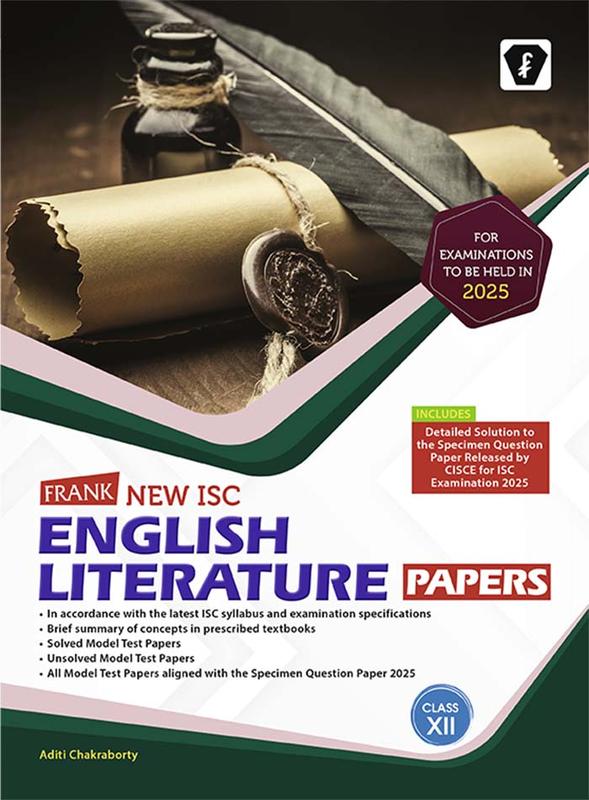 Buy Frank ISC English Literature Papers (2025) Class XII Book Online at ...