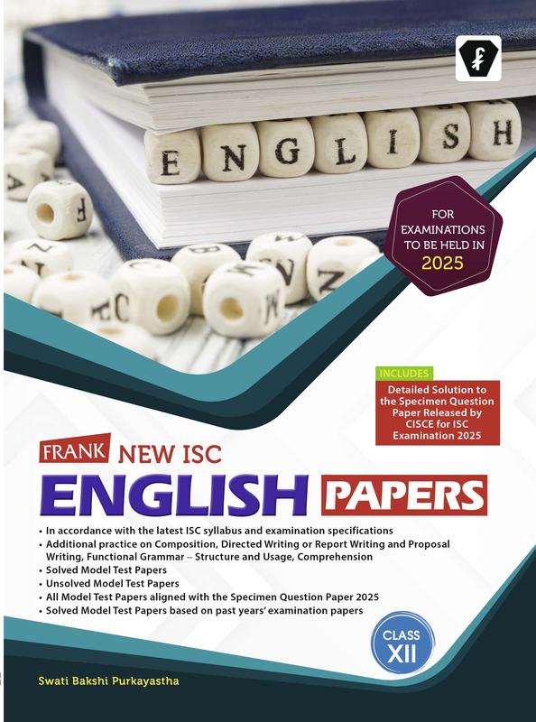 Buy Frank ISC English Papers (2025) Class XII
