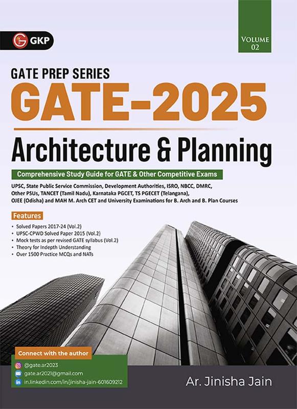 Bookscape | Buy GKP GATE 2025 : Architecture & Planning Vol 2 - Guide ...