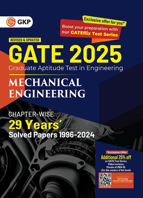 Bookscape | Buy GKP GATE 2025 : Mechanical Engineering - 29 Years' Chapter-wise Solved Papers ...