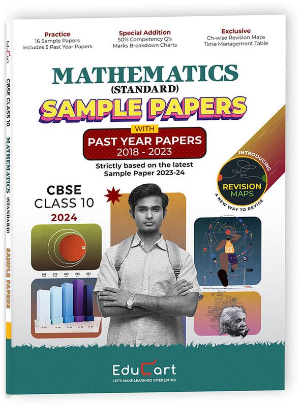 Buy Educart CBSE Mathematics Standard Class 10 Sample Paper 2023-24 ...