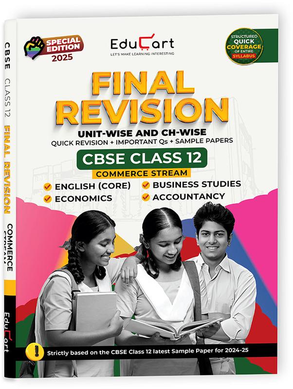 Buy Educart CBSE Class 12 Final Revision Book 2025 - Accountancy ...
