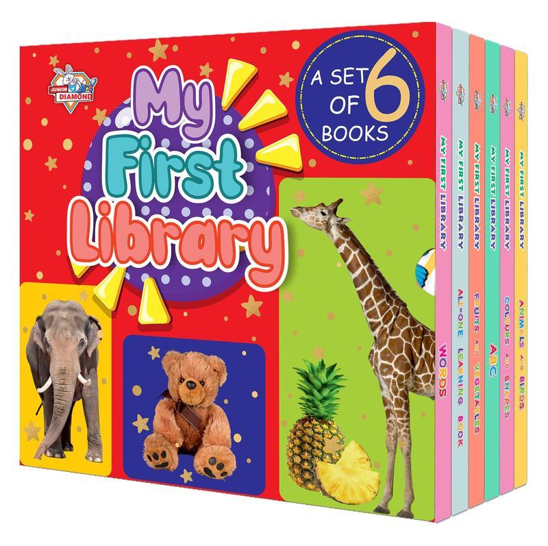 Buy My First Library - Boxset of 6 Early learning Books for Kids ...