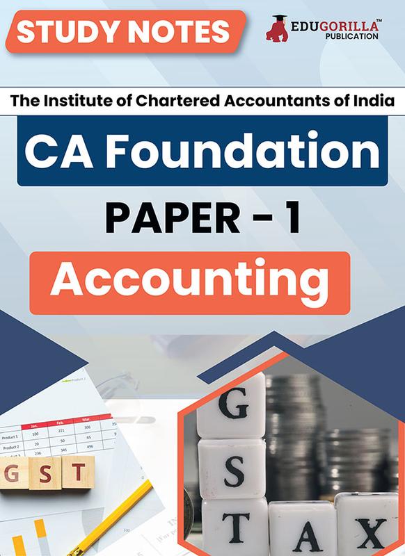 Buy CA Foundation Paper 1 : Accounting Study Notes for Complete ...