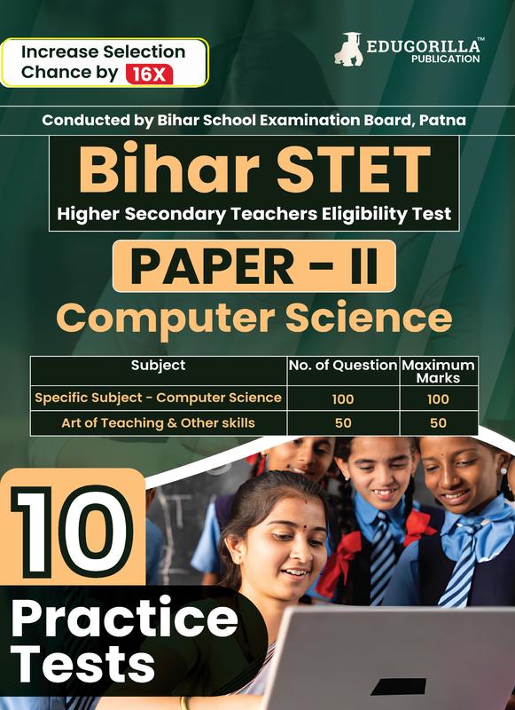 Buy Bihar STET Paper II : Computer Science 2024 (English Edition ...