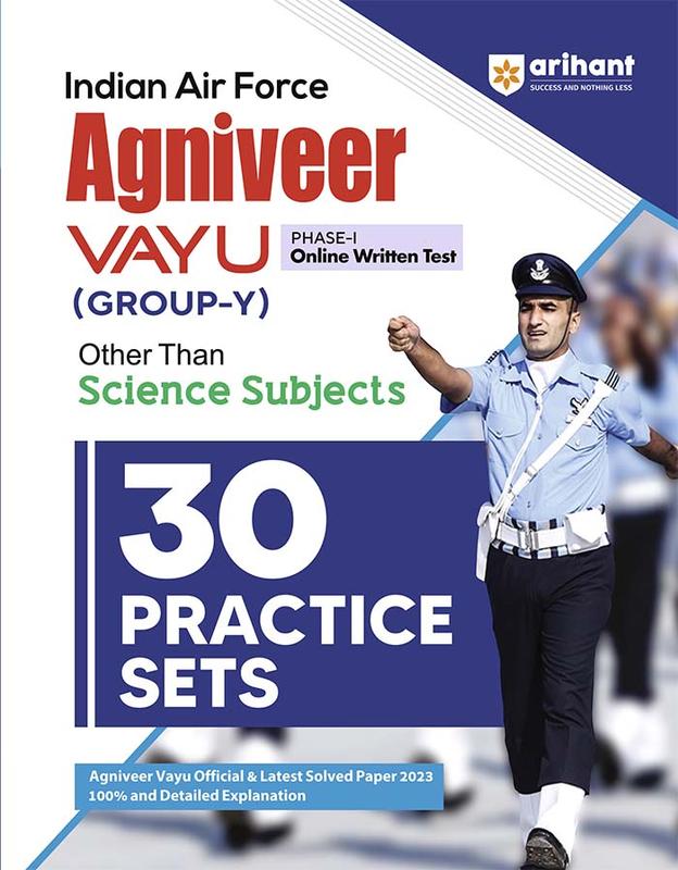 Bookscape | Buy Arihant Indian Airforce Agniveer Vayu Phase 1 30 Practice Sets for Group Y Other ...