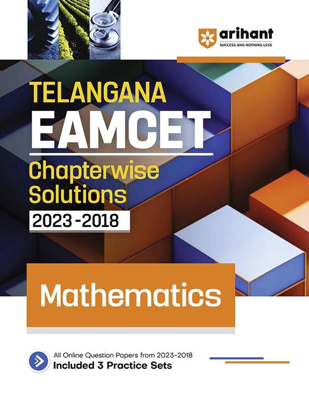 Buy Arihant Telangana EAMCET Chapterwise Solutions 2023-2018 Mathematics for 2024 Exam Book ...