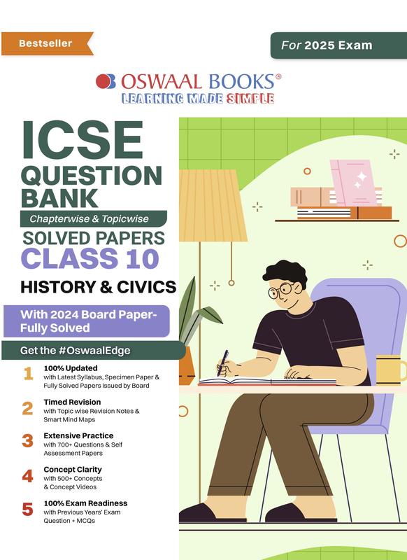 Buy Oswaal ICSE Question Bank SOLVED PAPERS Class 10 History & Civics ...