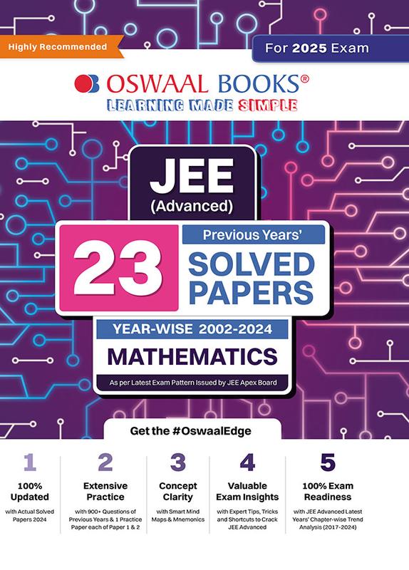 Bookscape | Buy Oswaal JEE Advanced 23 Years' Year-Wise Solved Papers ...
