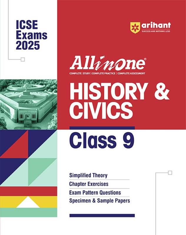 Bookscape | Buy Arihant All In One Class 9th History & Civics for ICSE ...