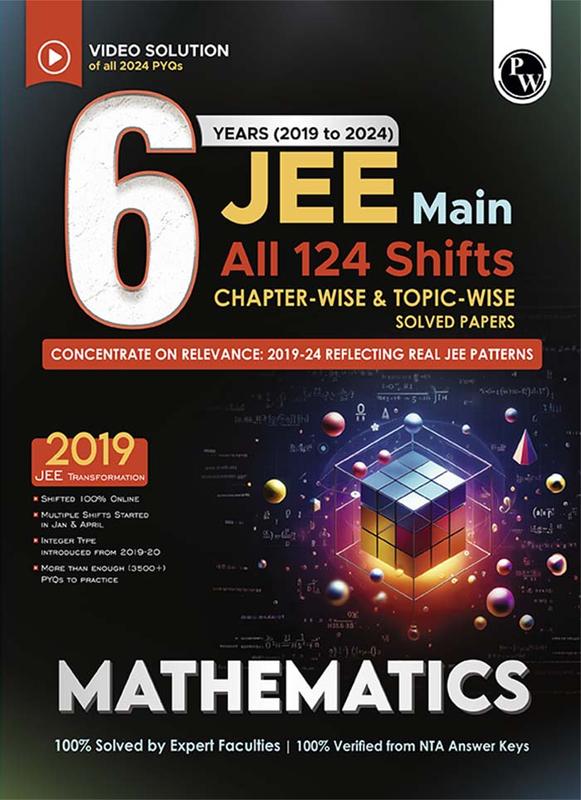 Bookscape | Buy PW JEE Main 6 Years (2019-2024) Mathematics All Shifts ...