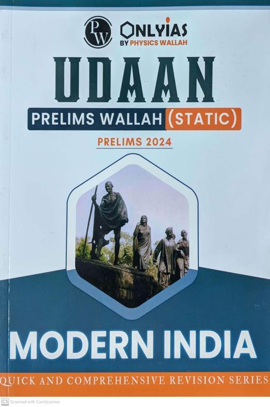 Bookscape | Buy PW UPSC UDAAN Prelims Wallah - Modern India