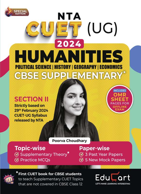 Buy Educart CUET UG 2024 Humanities CBSE Supplementary Book of History ...