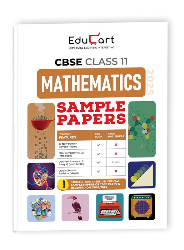 Bookscape | Buy Educart CBSE Mathematics Class 11 Sample Paper 2024-25 ...
