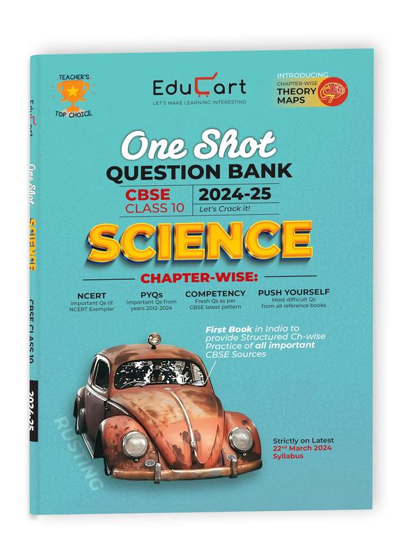 Buy Educart CBSE Class 10 SCIENCE One Shot Question Bank 2024-25 (For ...