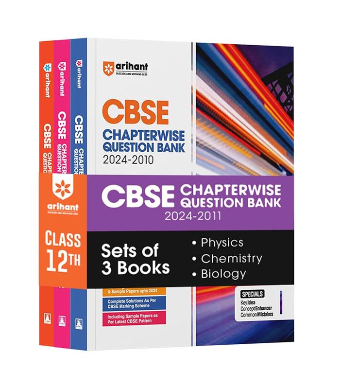 Bookscape | Buy Arihant CBSE Question Bank Class 12th Set Of 3 Books ...