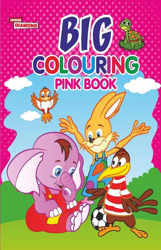Buy Big Colouring Pink Book for 5 to 9 years Old Kids| Fun Activity and ...